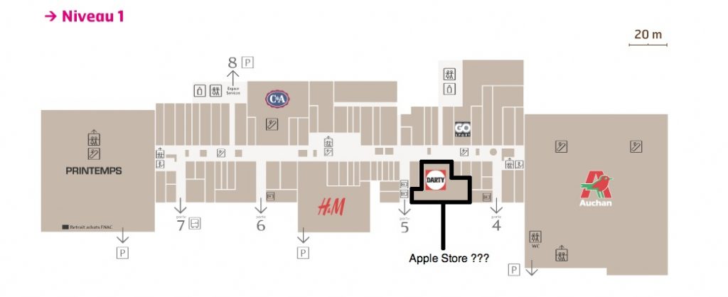 AppleStore Vélizy 2 : détails