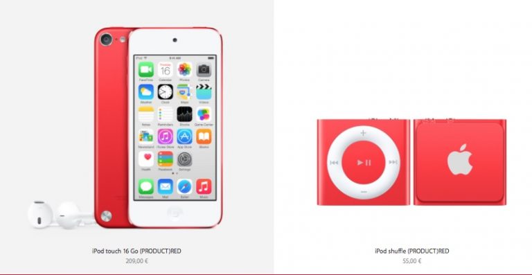 Apple rouge pour la journée mondiale de lutte contre le sida