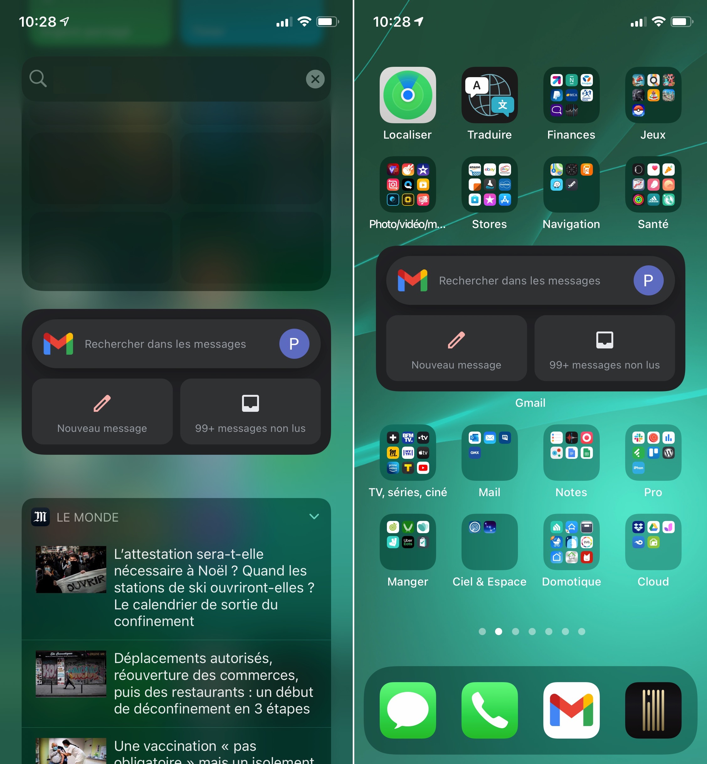 Gmail a désormais son widget pour l'écran d'accueil iOS Gmail a désormais son widget pour l'écran d'accueil iOS